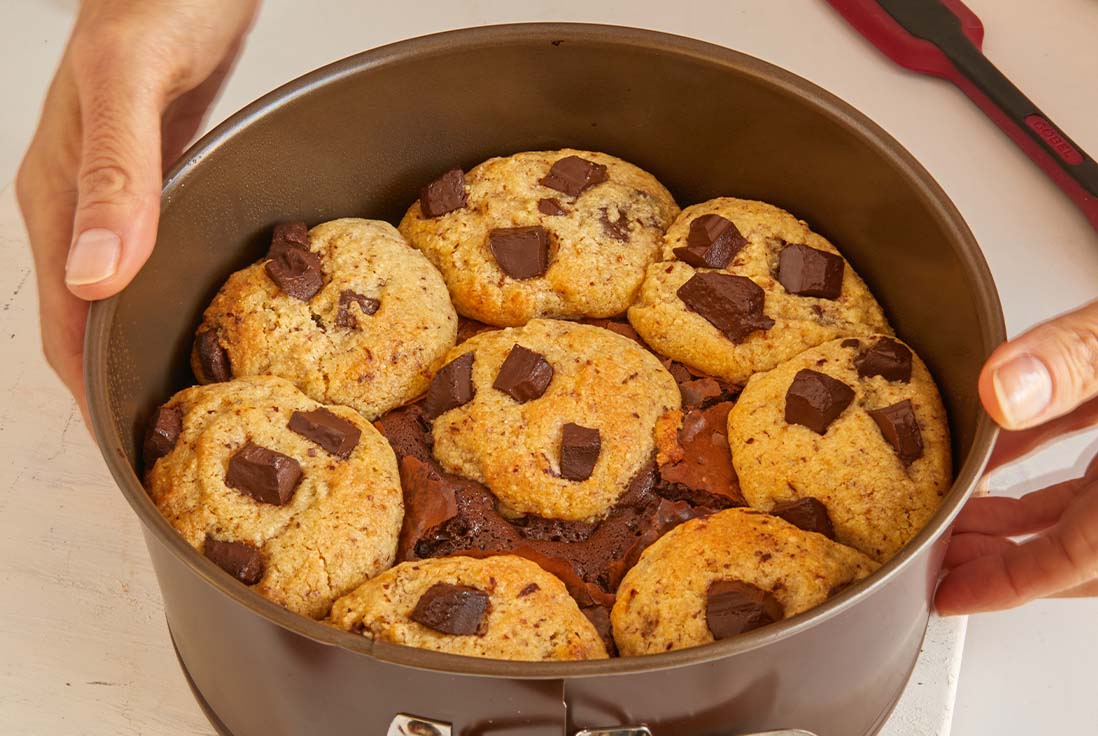 Brookie chocolat et noisette | Recette facile Louis Tellier